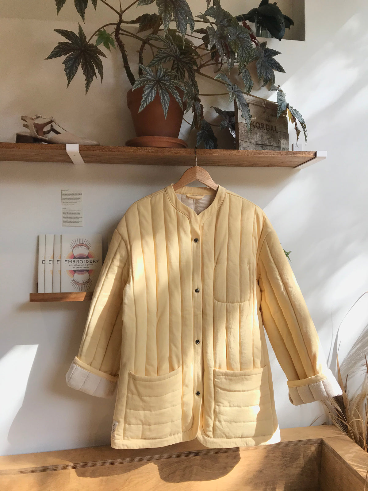Sawyer Quilted Jacket Mellow Yellow - KORDAL STUDIO