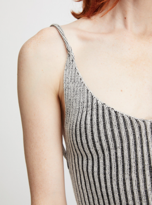 Izzy Tank Black/Cream - KORDAL STUDIO